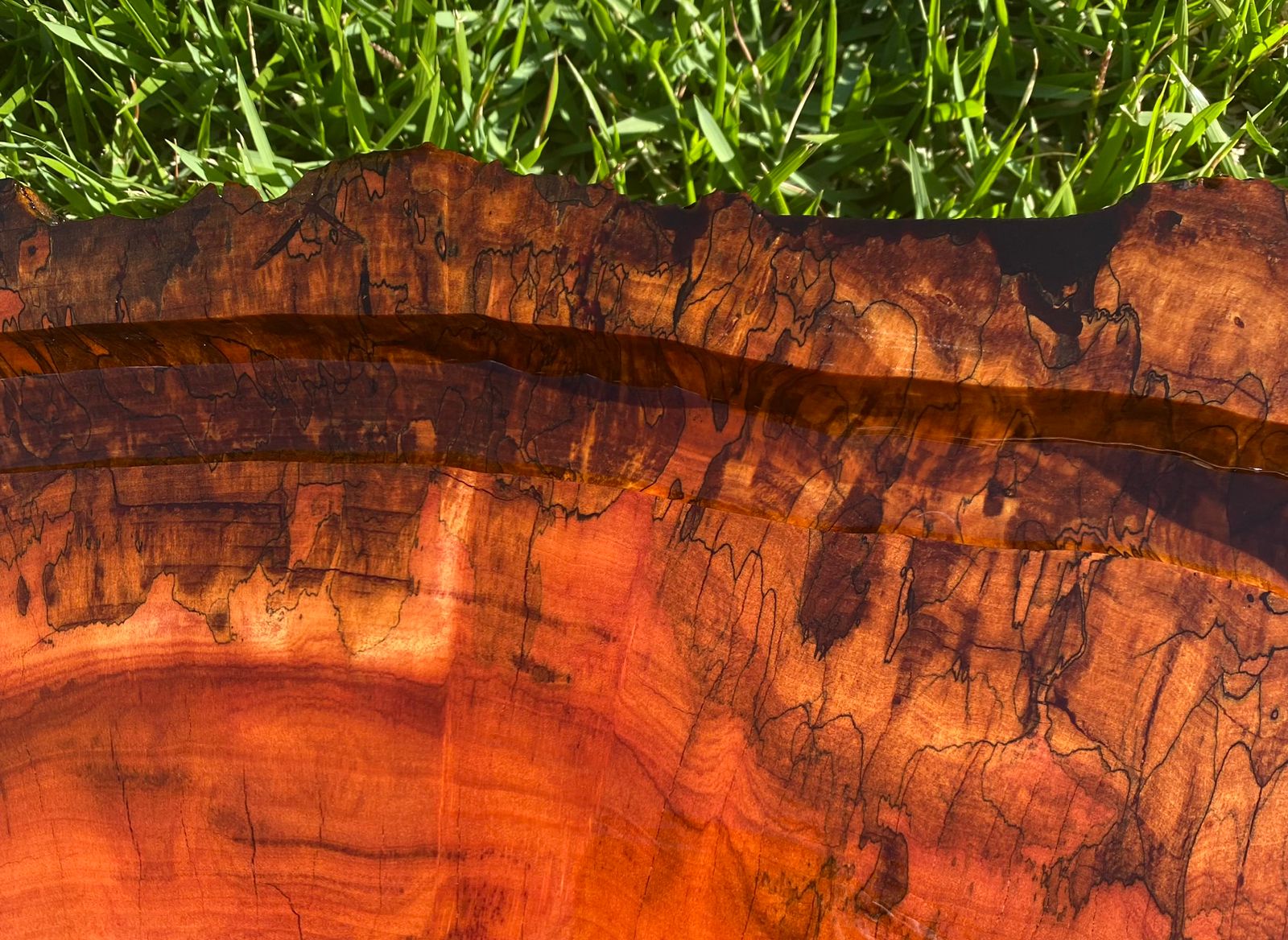 Peça em cerne de PEROBA ROSA, com canaleta - AW48.T.P.I.65.47.7