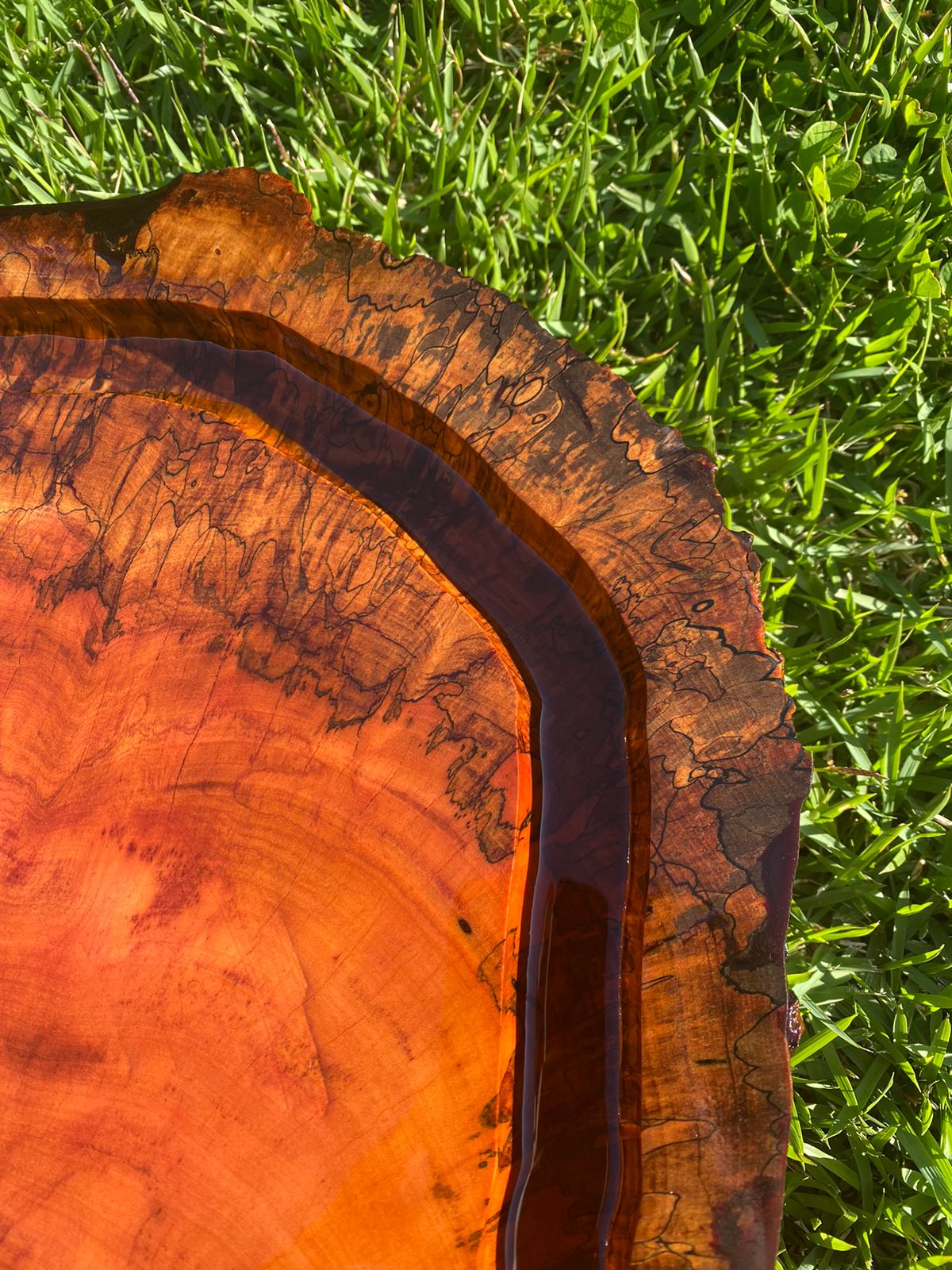 Peça em cerne de PEROBA ROSA, com canaleta - AW48.T.P.I.65.47.7